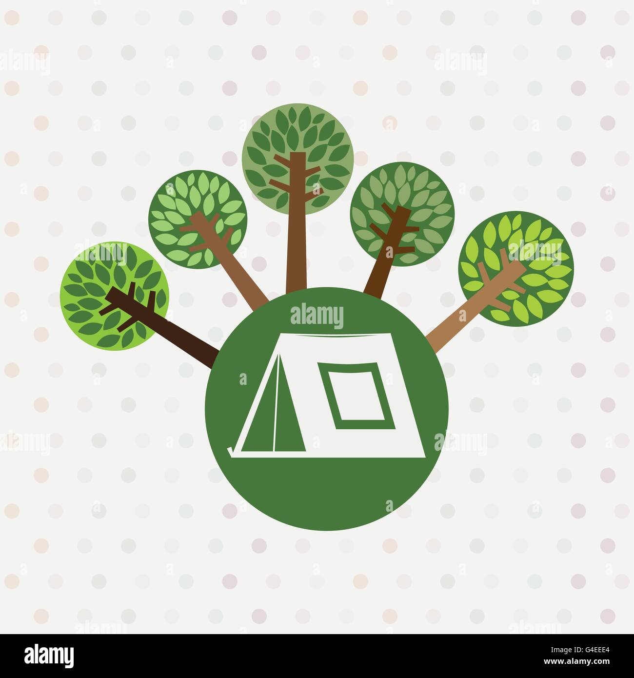summer camp design Stock Vector Image & Art - Alamy