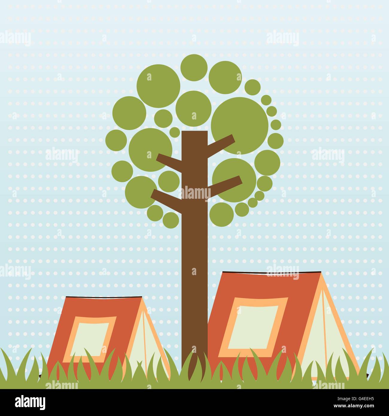 summer camp design Stock Vector Image & Art - Alamy