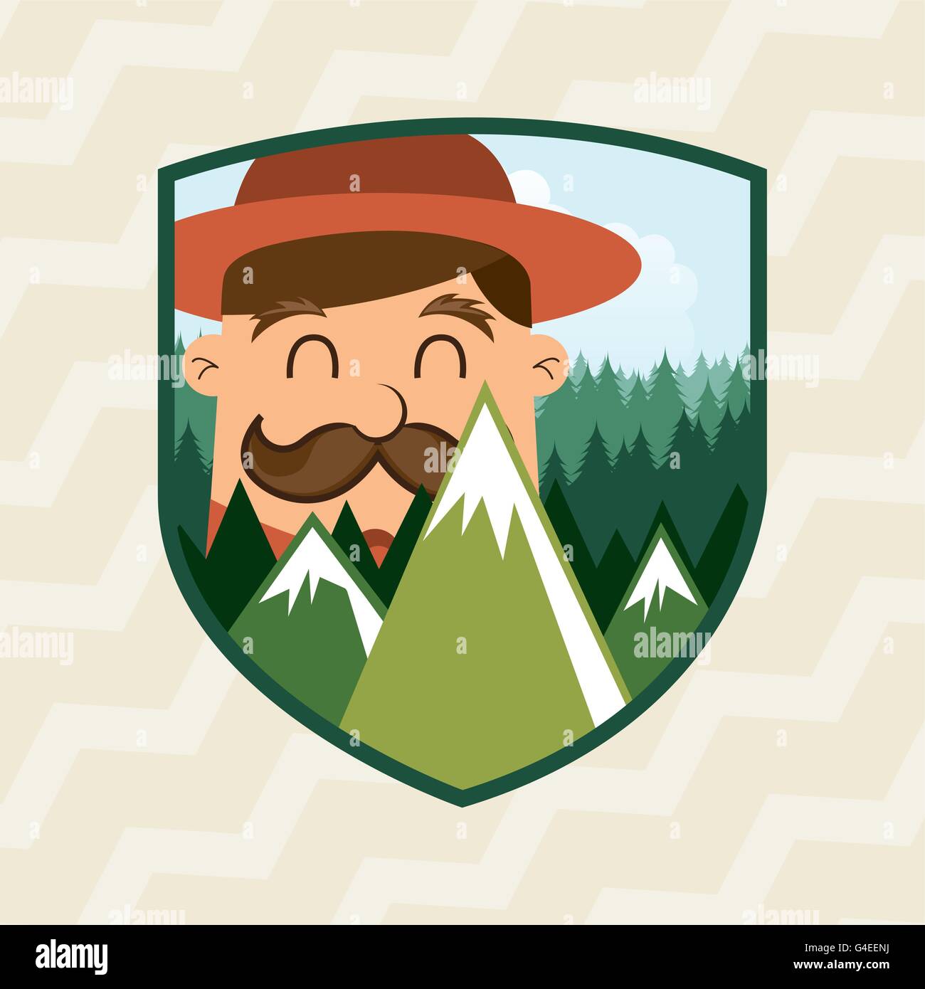 summer camp design Stock Vector Image & Art - Alamy