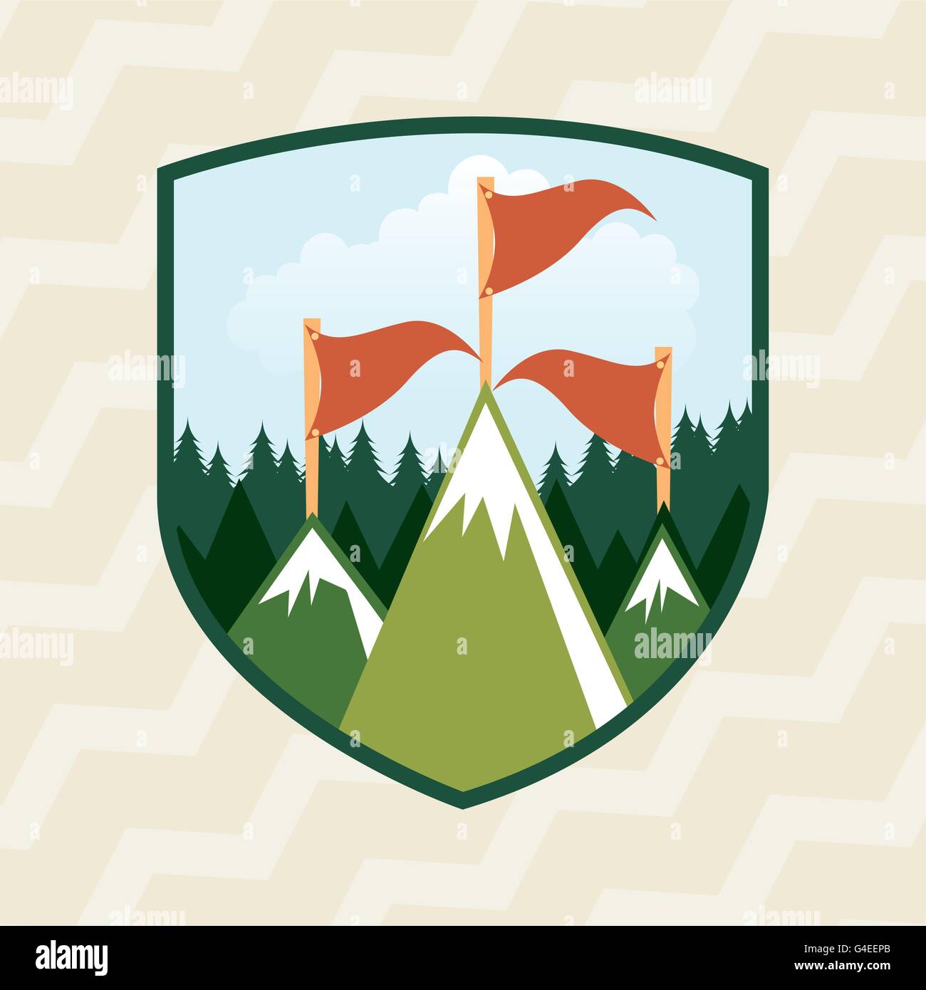 summer camp design Stock Vector Image & Art - Alamy