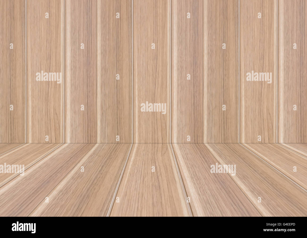 Perspective lines of natural wood wall, stock photo Stock Photo - Alamy