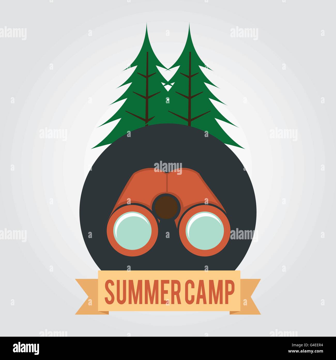 summer camp design Stock Vector Image & Art - Alamy