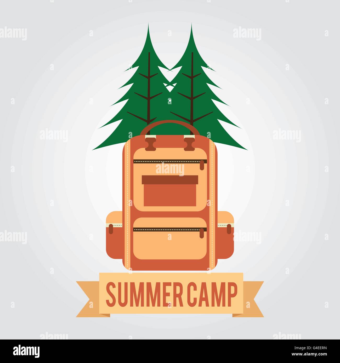 summer camp design Stock Vector Image & Art - Alamy