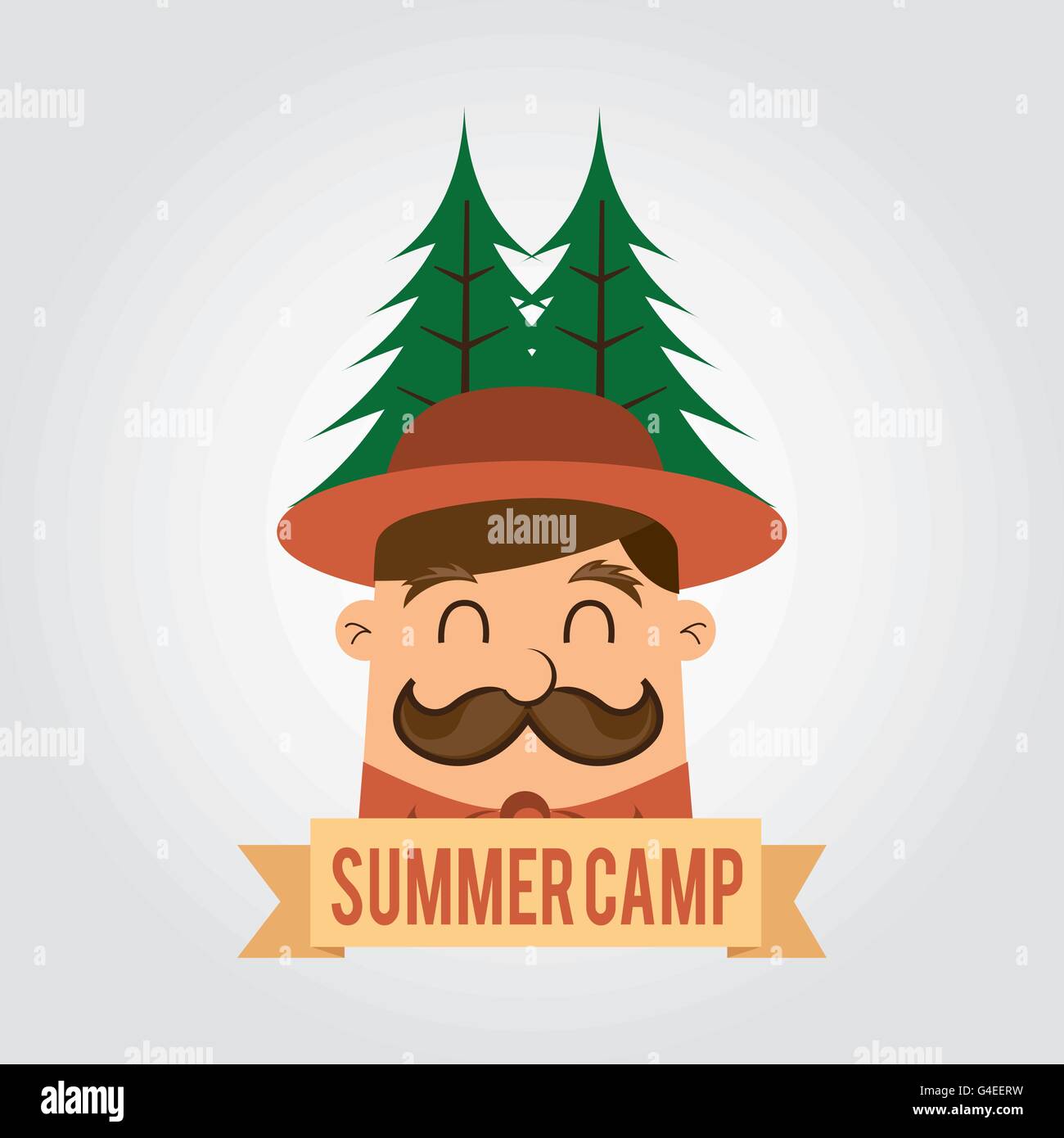 summer camp design Stock Vector Image & Art - Alamy