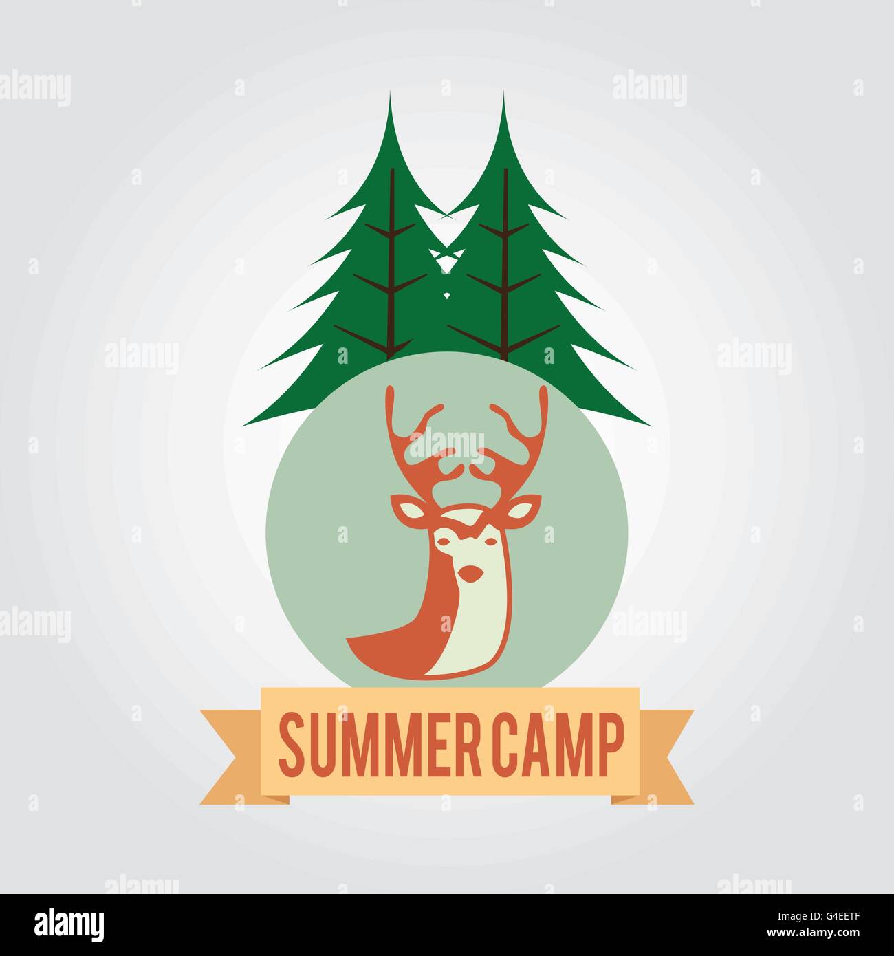summer camp design Stock Vector Image & Art - Alamy