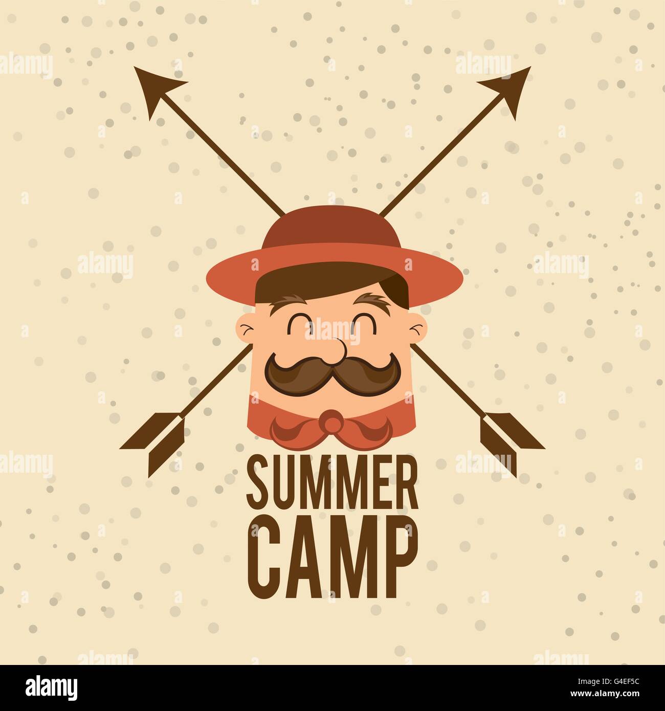 summer camp design Stock Vector Image & Art - Alamy