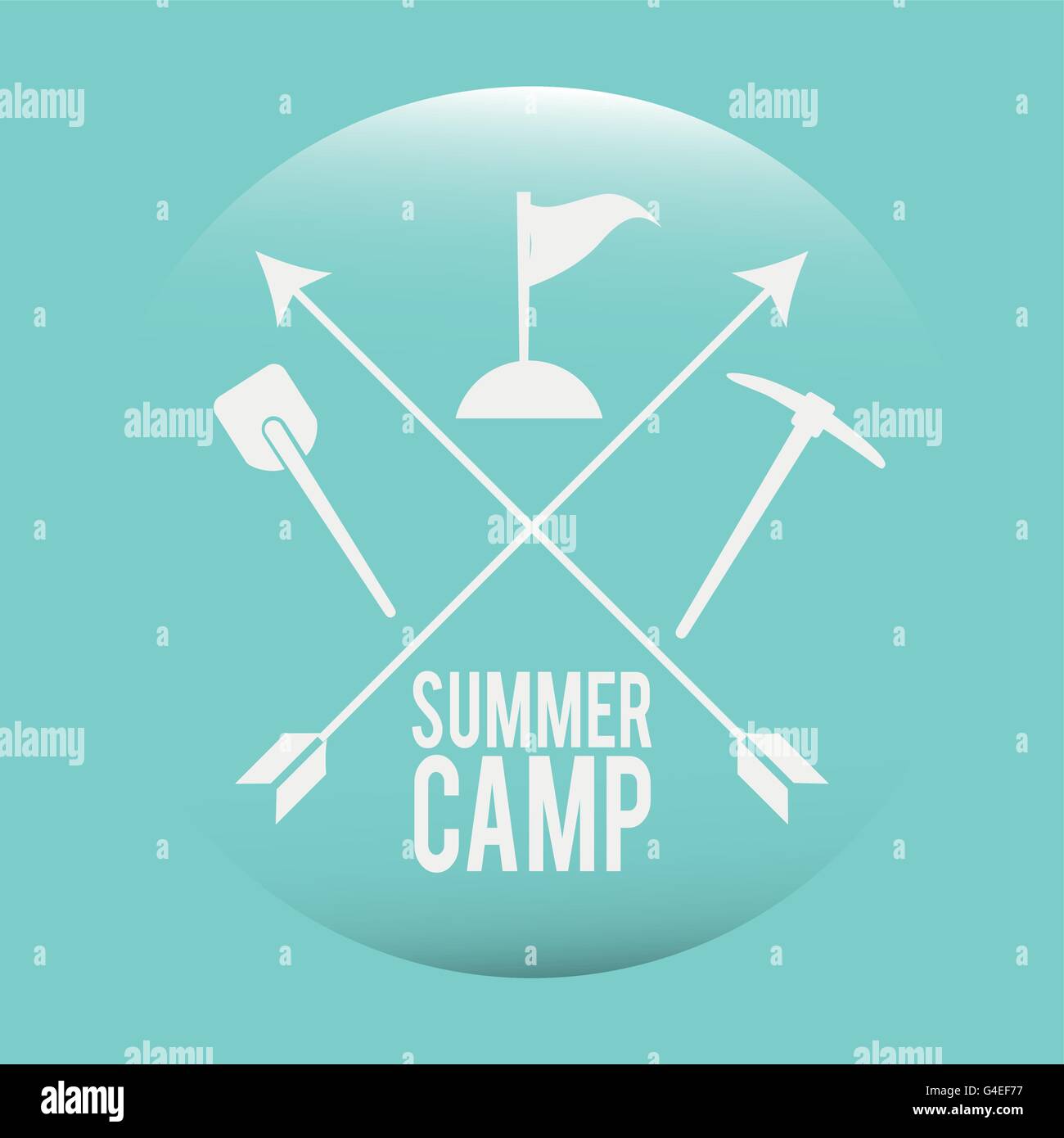 summer camp design Stock Vector Image & Art - Alamy