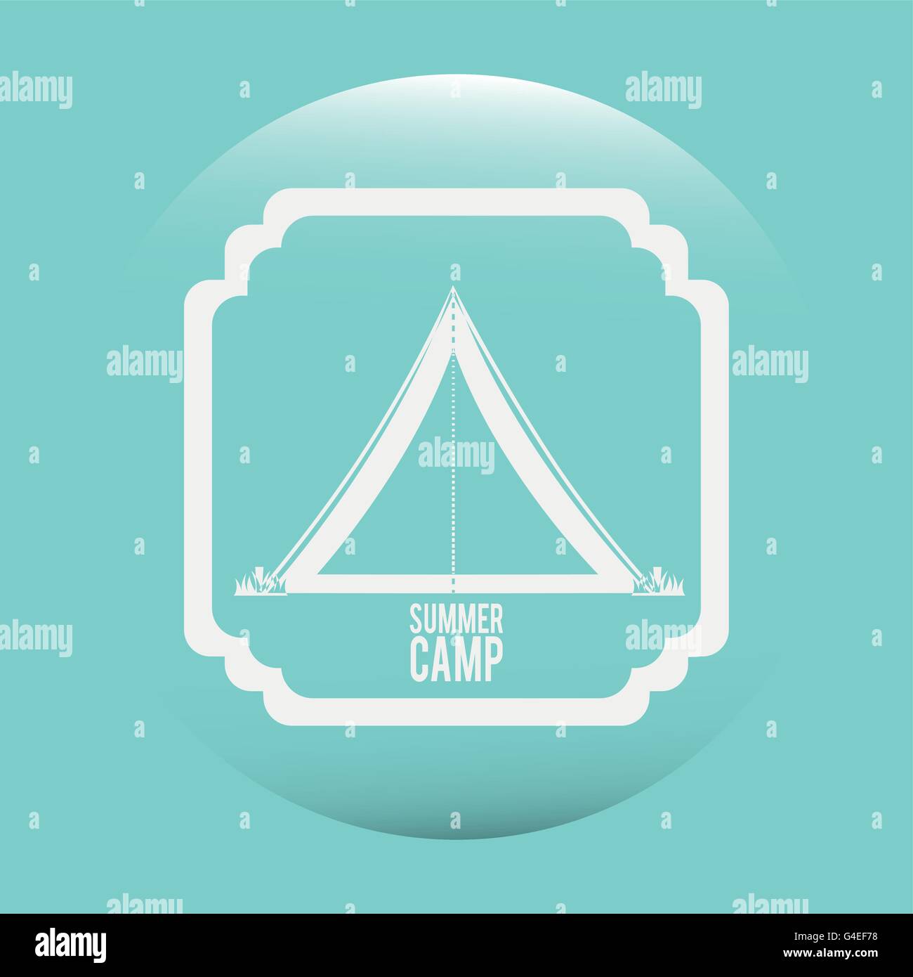 summer camp design Stock Vector Image & Art - Alamy
