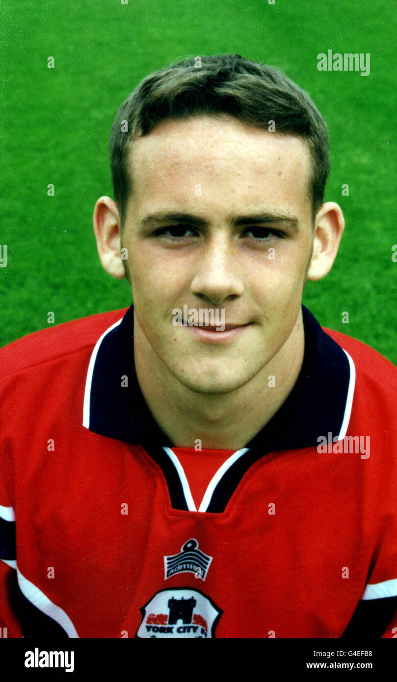 YORK CITY Dawson. Andrew Dawson of York City Football Club Stock Photo ...