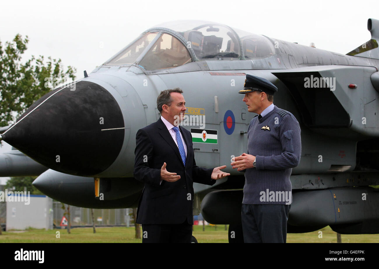 In front of an raf tornado gr4 at raf hi-res stock photography and ...