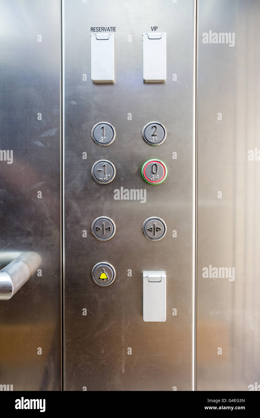 Elevator panel hi-res stock photography and images - Alamy