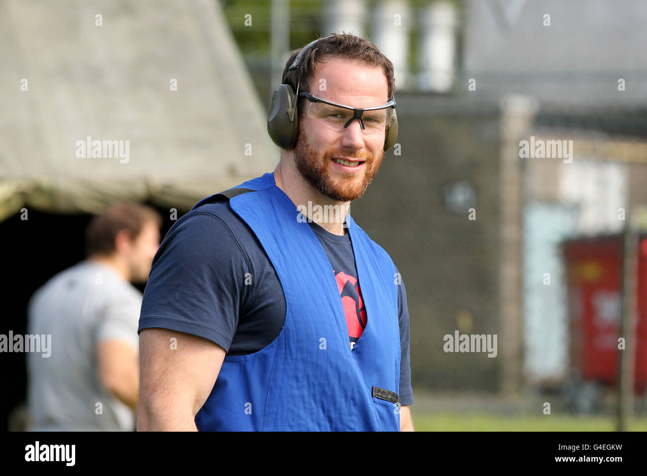Scotland's Graeme Morrison during a shooting exercise Stock Photo - Alamy