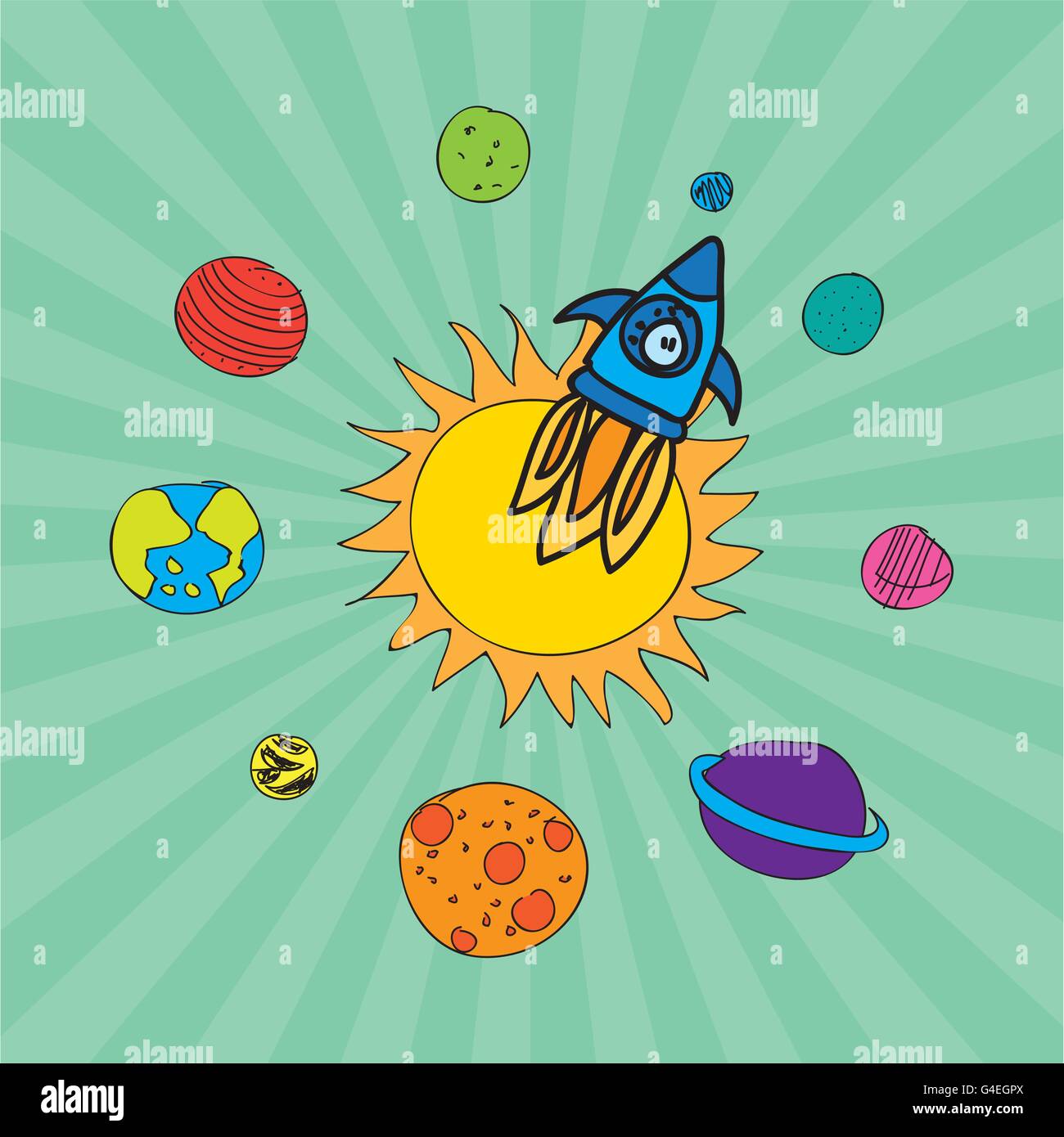 drawing astronomy design Stock Vector Image & Art - Alamy