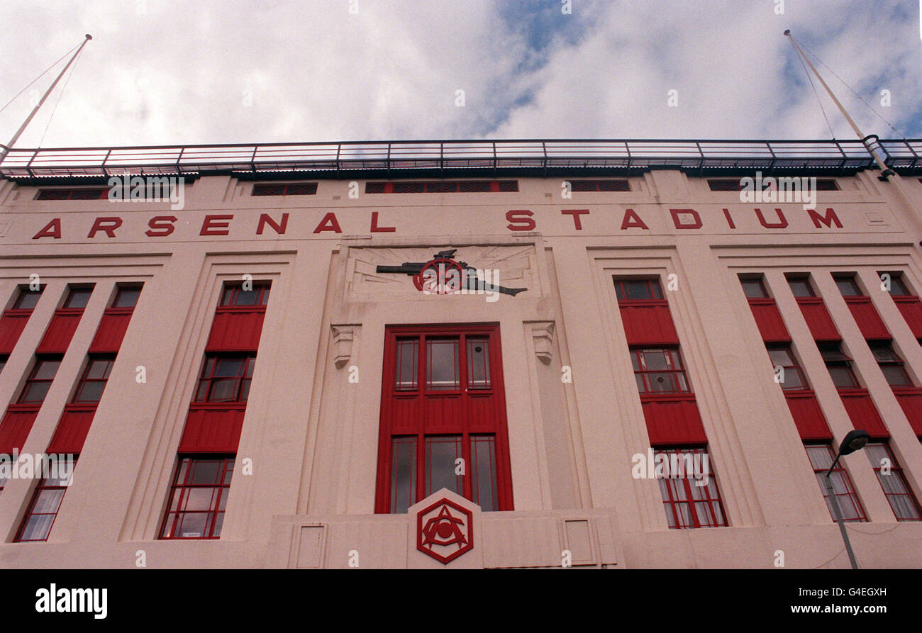 Arsenal's Highbury stadium in north London, today (Thursday), following ...