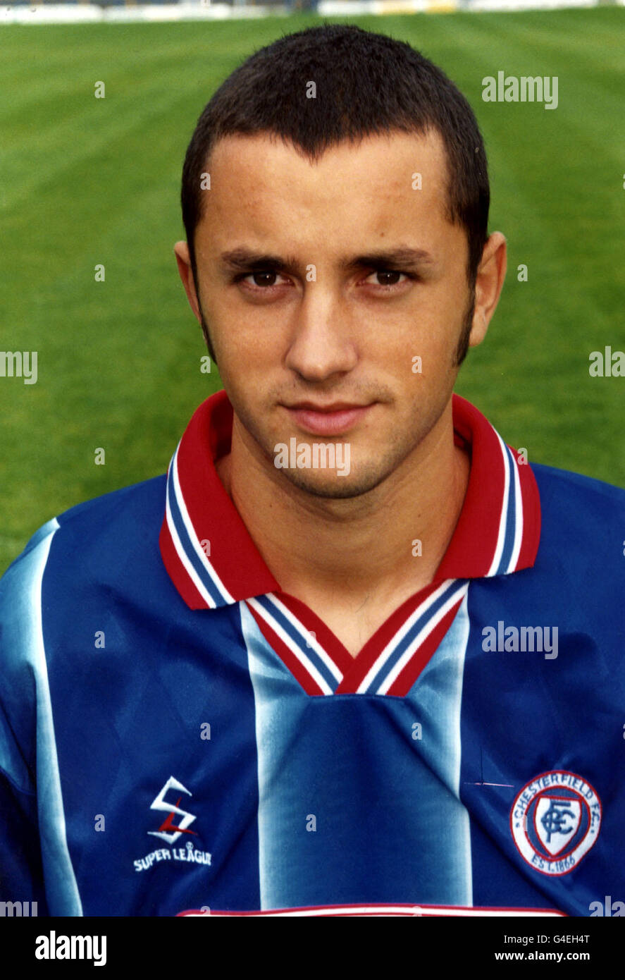 CHESTERFIELD FC. MICHAEL SIMPKINS OF CHESTERFIELD FOOTBALL CLUB Stock ...