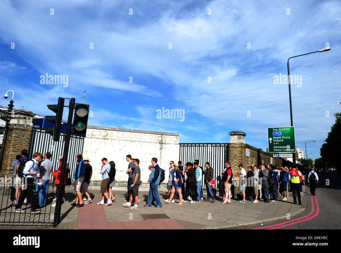 Cricket england india lord's hi-res stock photography and images - Alamy