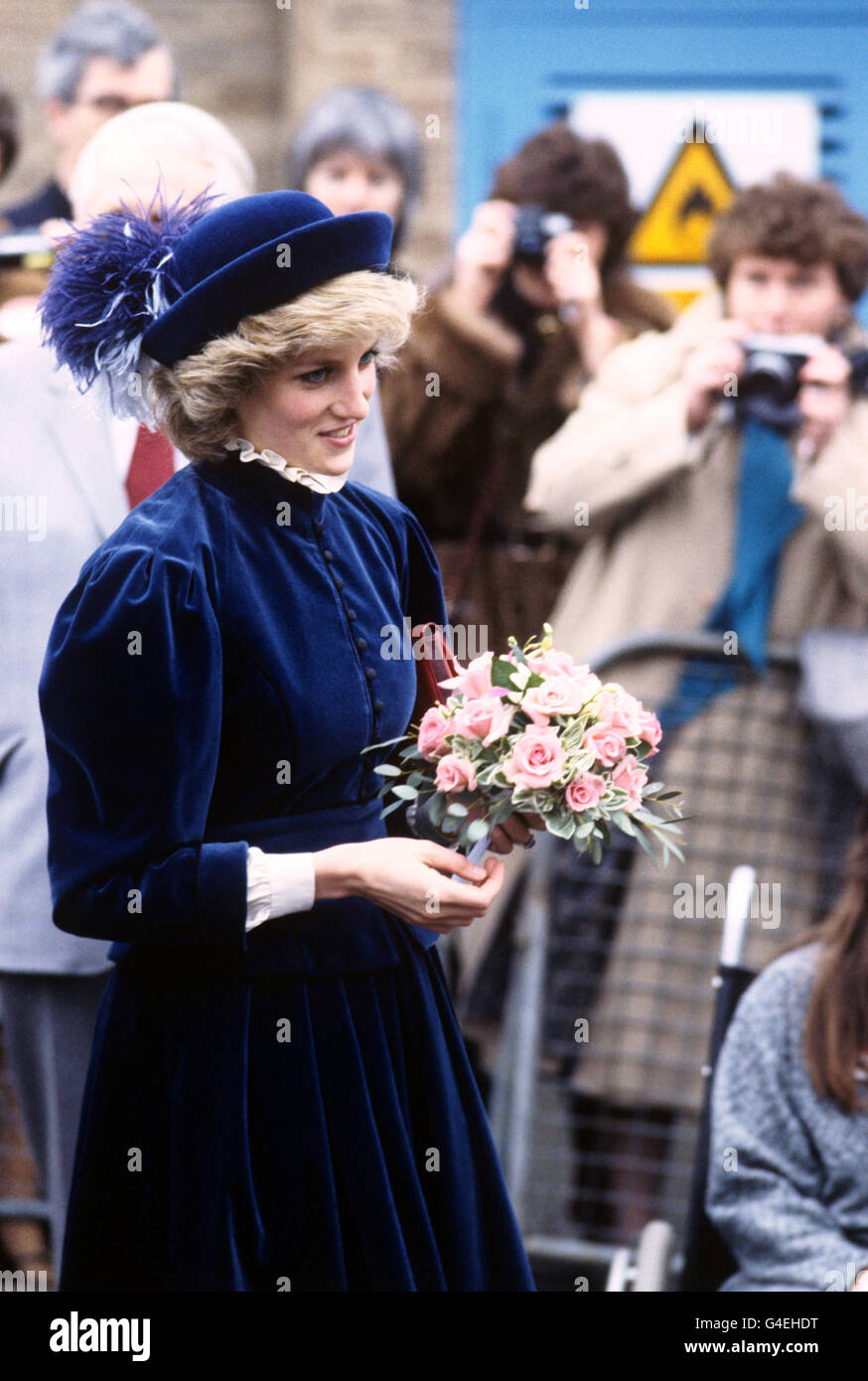 The Princess of Wales visiting the Portland Training College for the ...