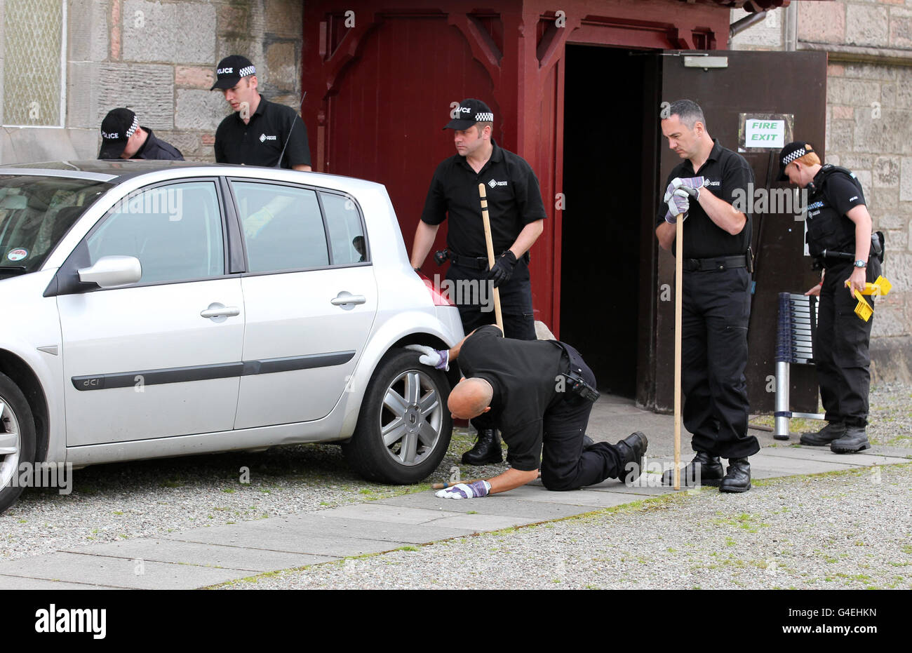 Fire in Helensburgh Stock Photo - Alamy