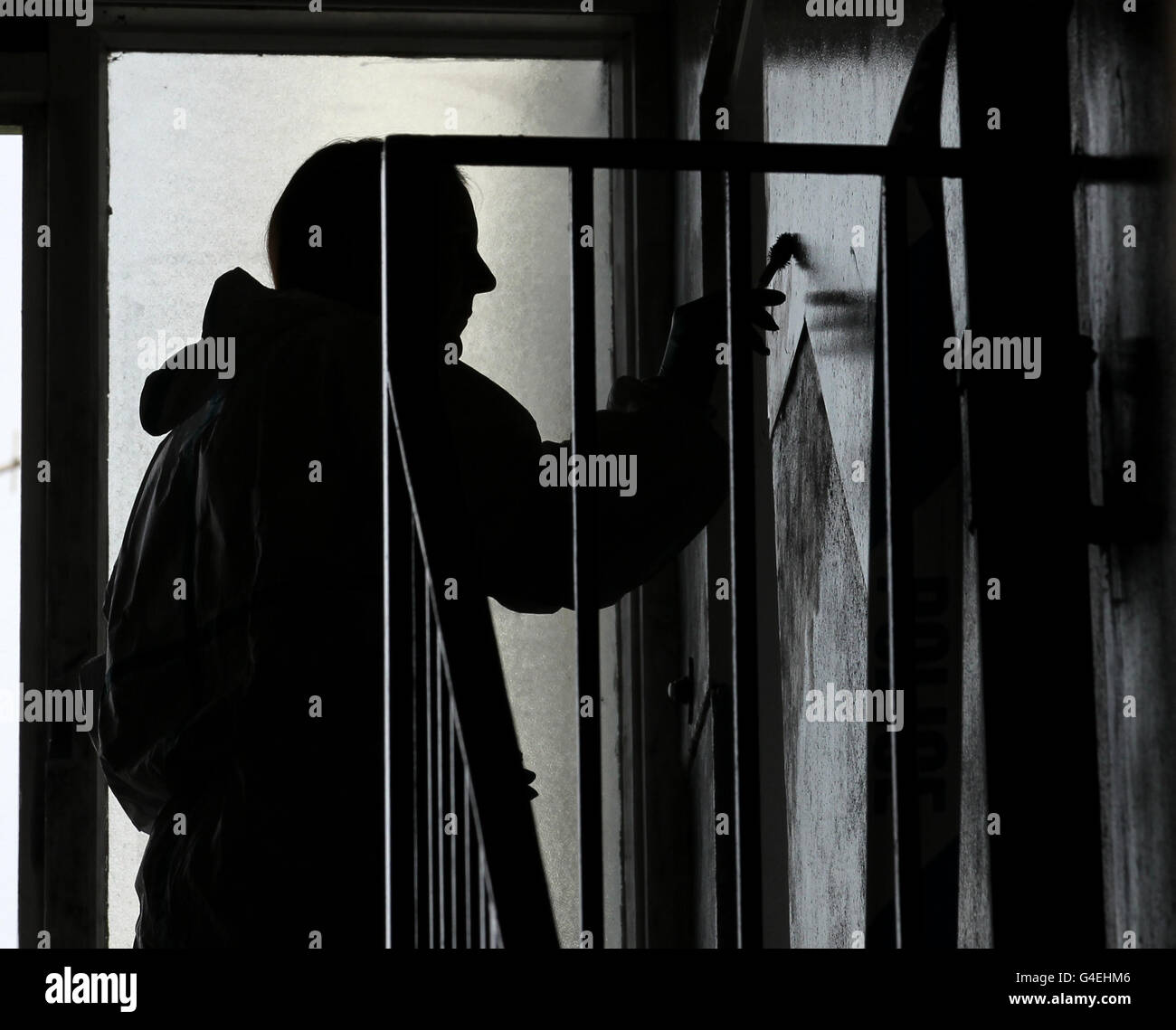 Fire in Helensburgh Stock Photo - Alamy