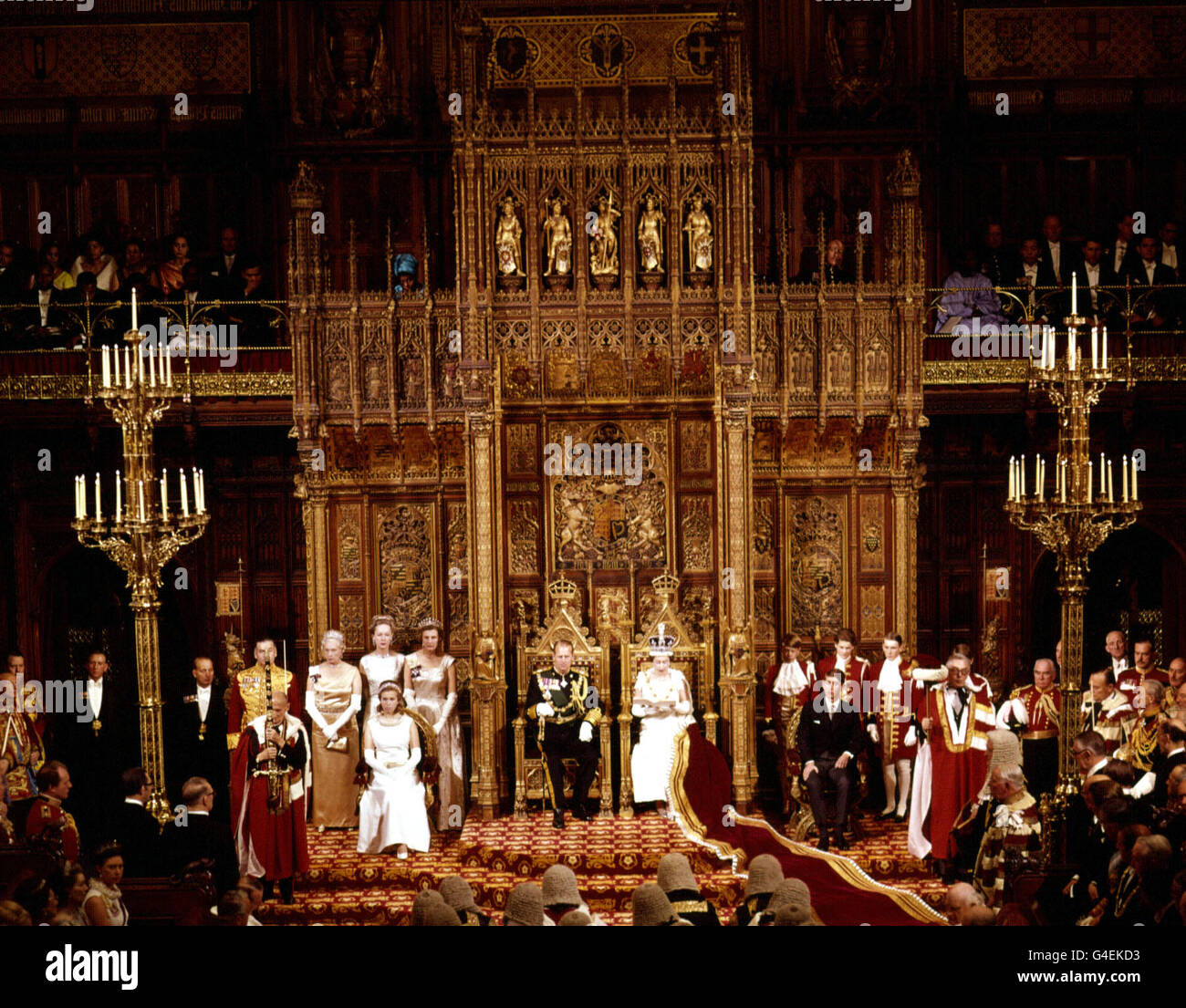 Princess anne state opening of parliament hi-res stock photography and ...