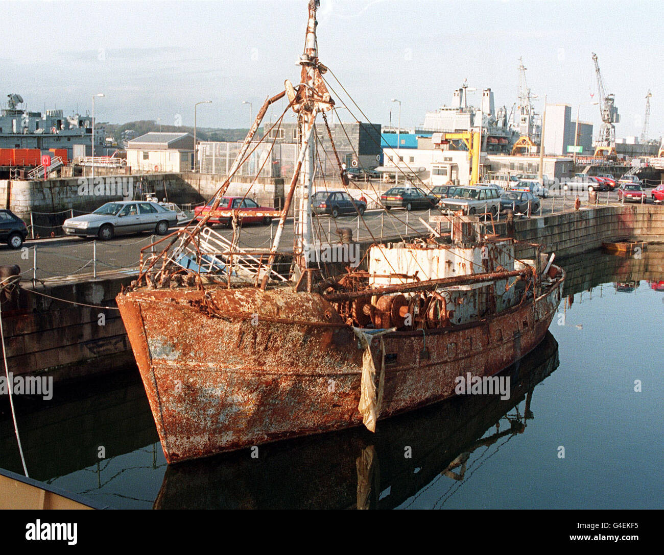 Undated file picture of fishing trawler 'Pescado' which sank off ...
