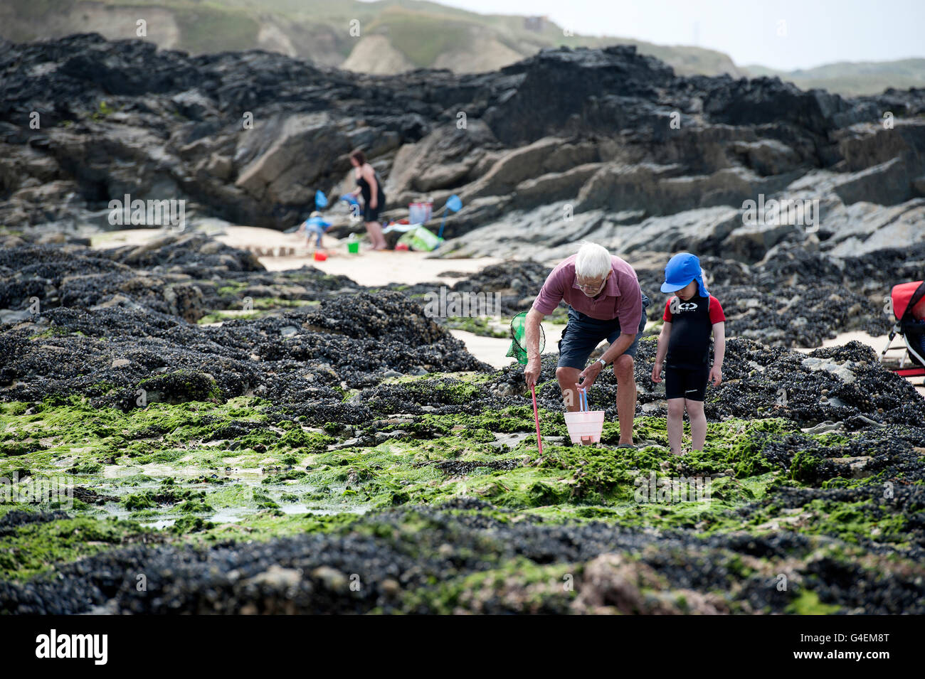 Rock Pools And Crabbing High Resolution Stock Photography and Images ...