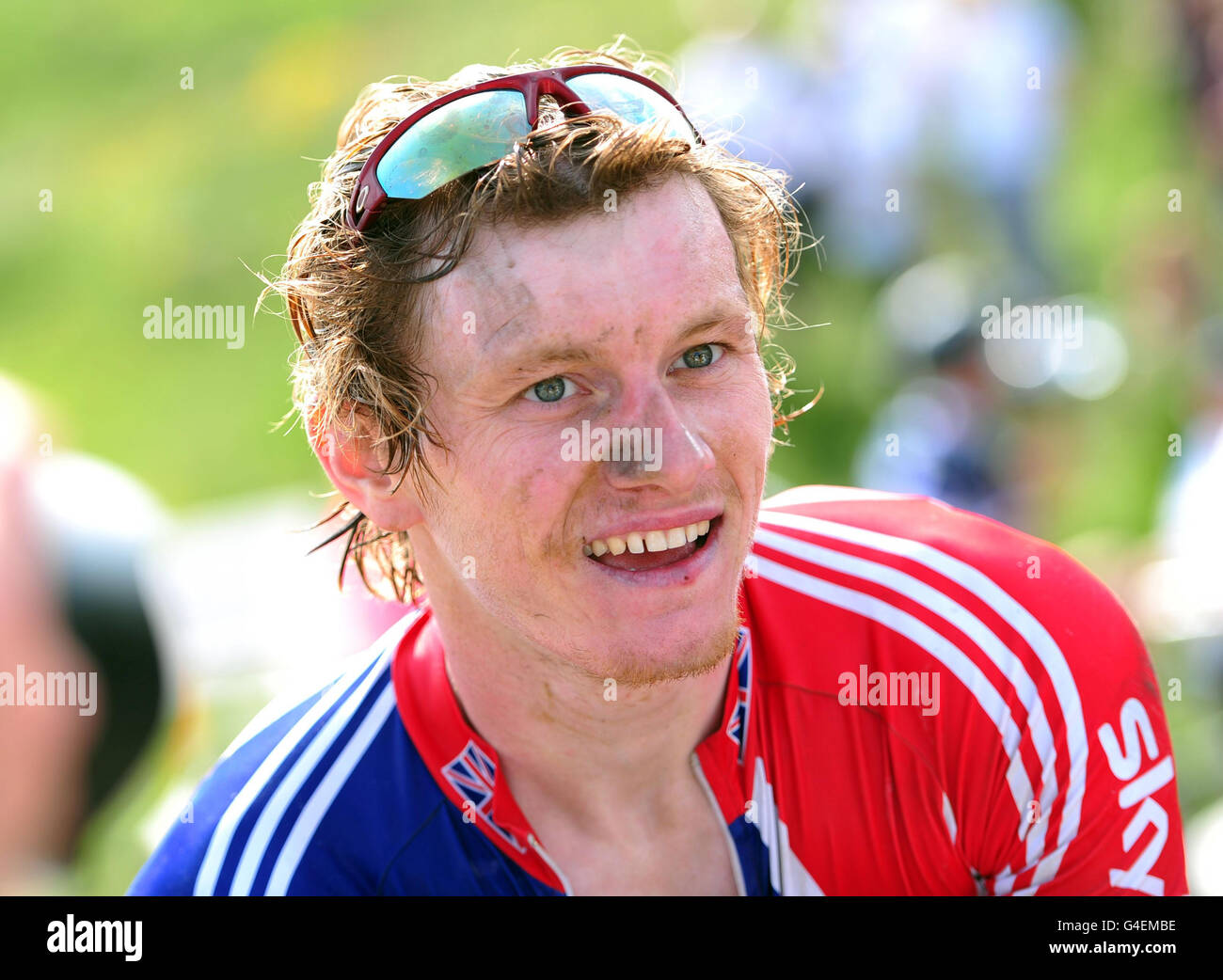 Great Britain's Lee Williams after completing the Men's Cross Country ...