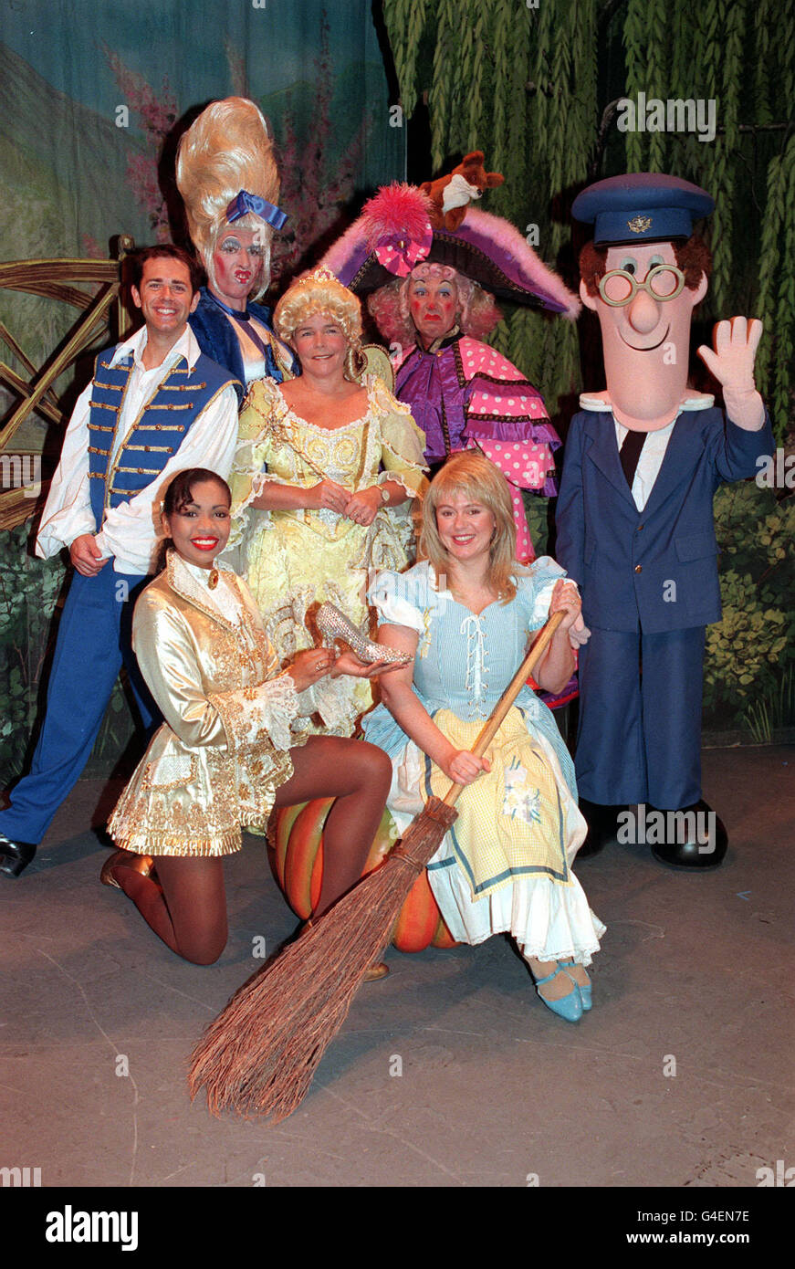 PA News 6/10/98 The cast of the Christmas pantomime for Lewisham ...