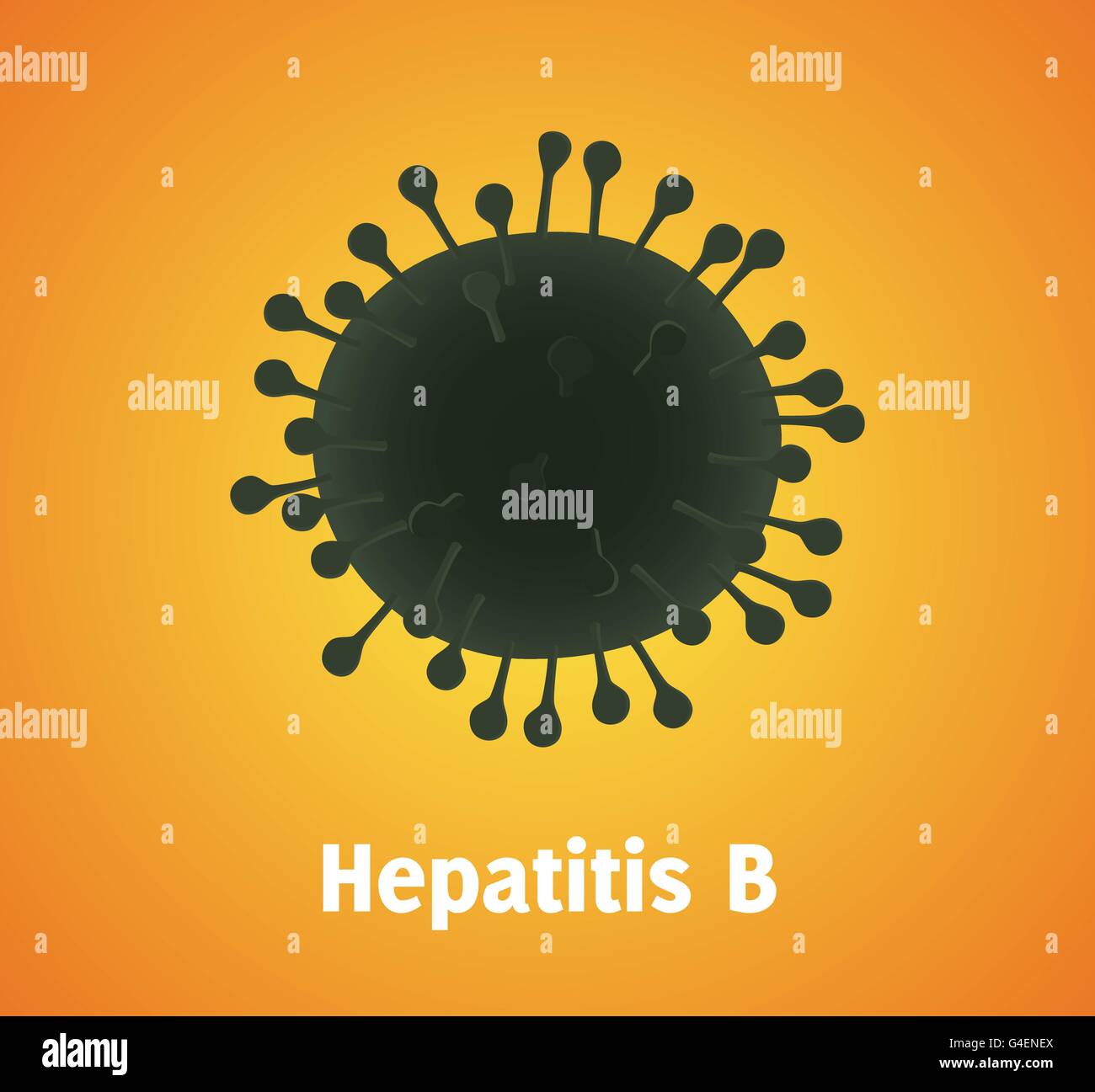 Hepatitis jaundice liver virus Stock Vector Images - Alamy