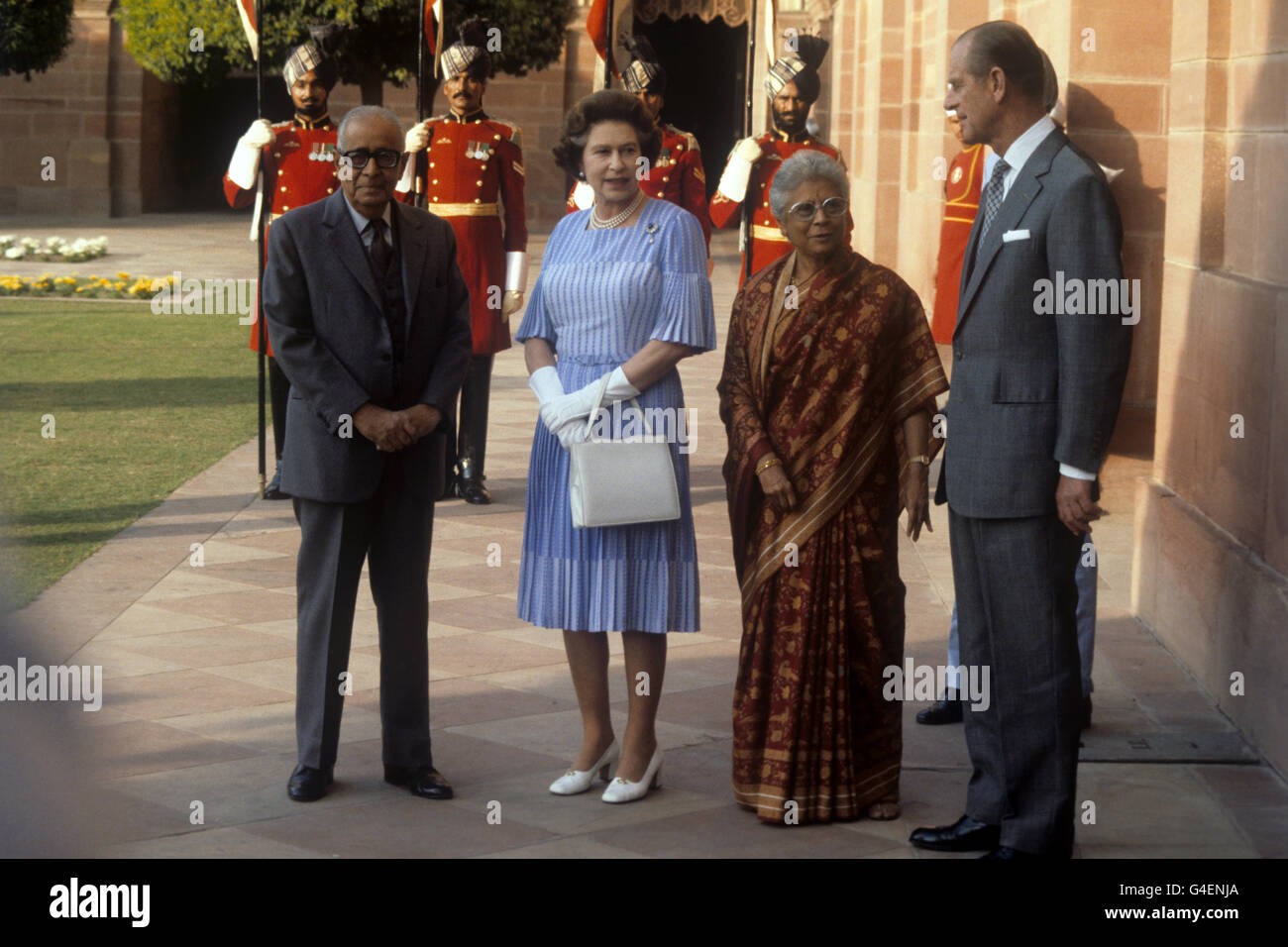 Queen tour of india hi-res stock photography and images - Alamy