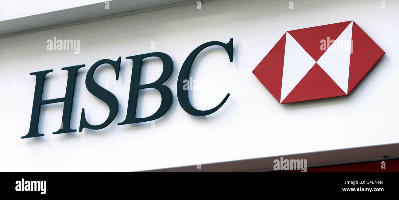 Stock Oxford Street. A branch of the HSBC bank in London's Oxford ...