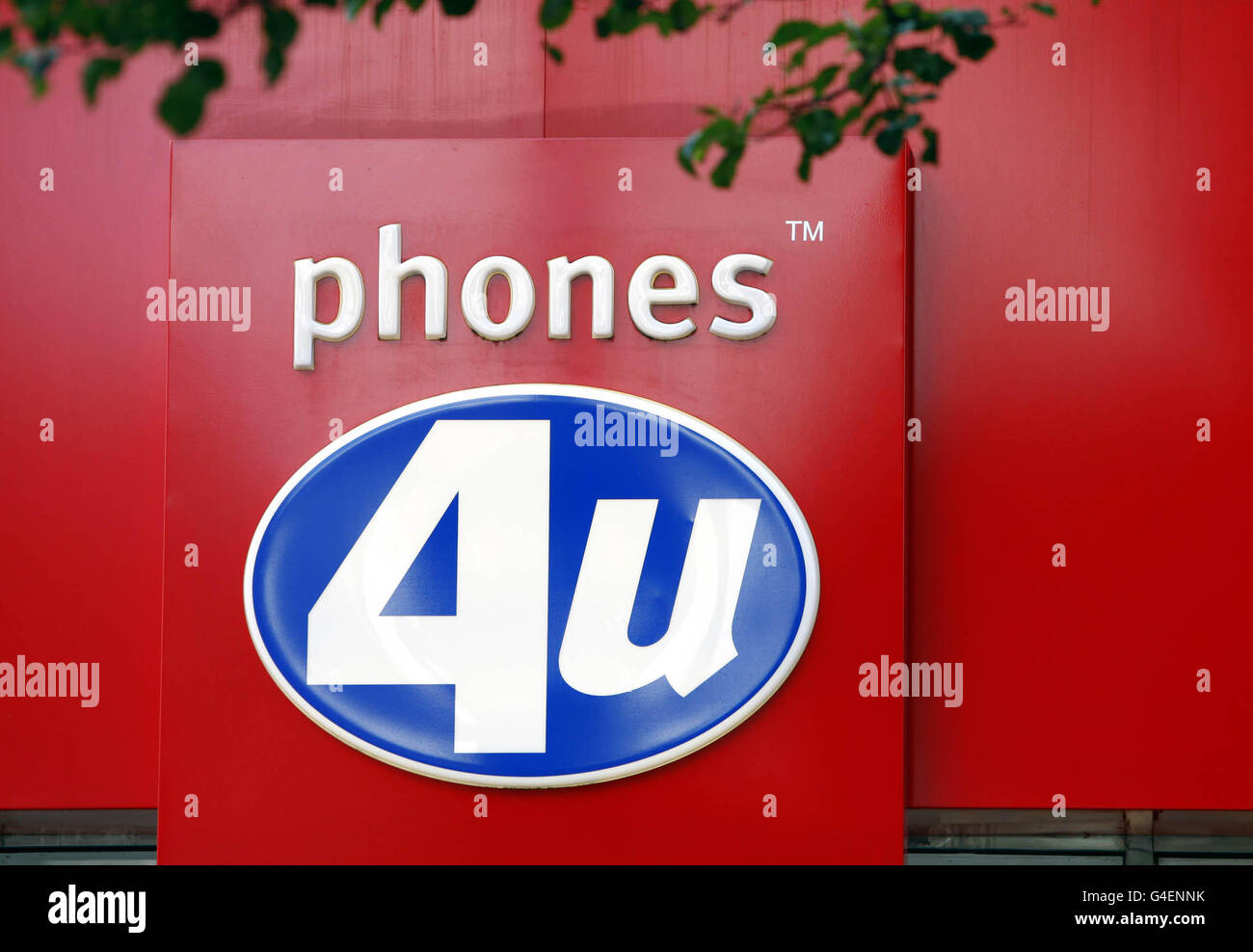 The phones 4u shop in londons oxford street hi-res stock photography ...