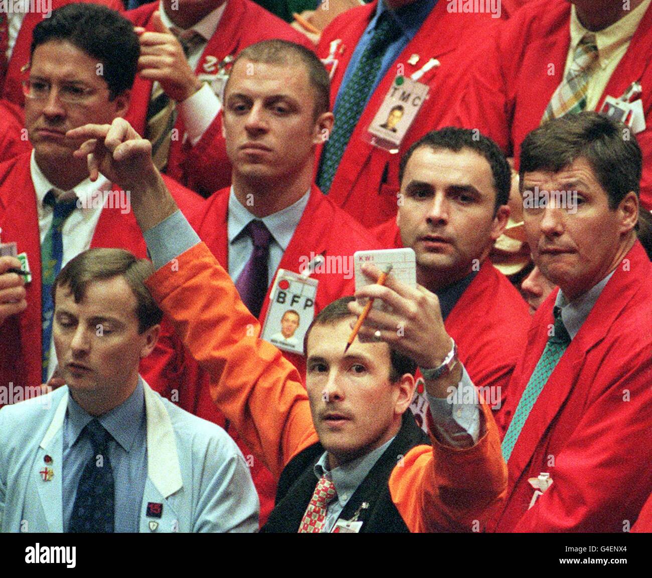 London exchange traders hi-res stock photography and images - Alamy