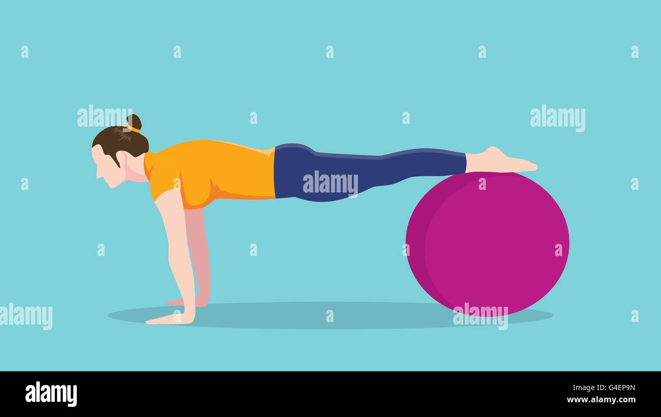 Beautiful mature female athlete Stock Vector Images - Alamy