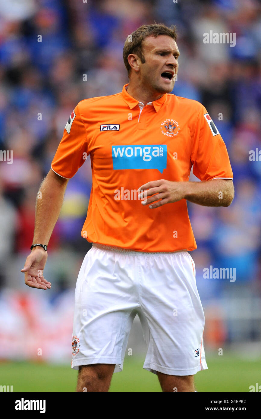 Soccer pre season friendly blackpool v rangers bloomfield road hi-res ...