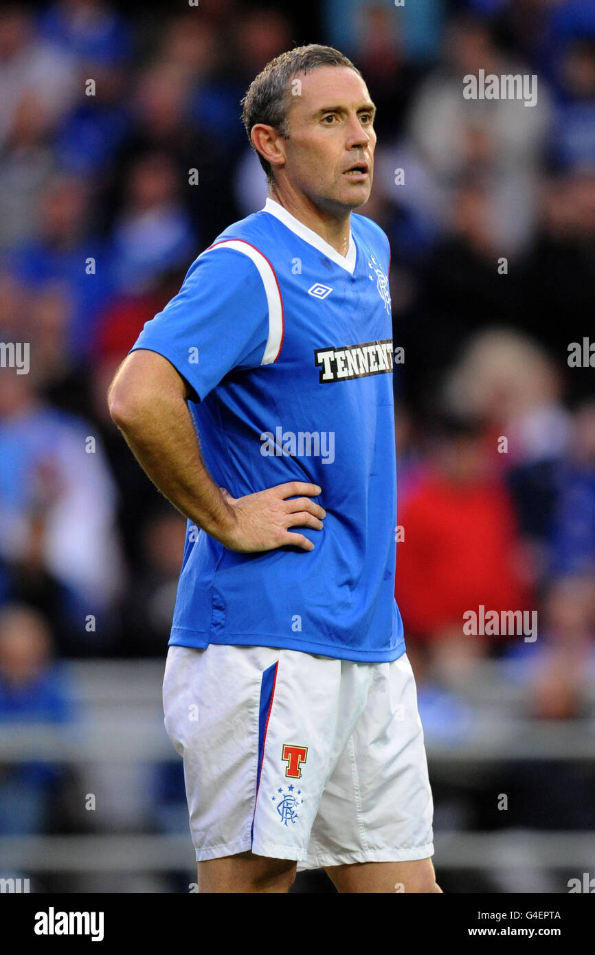Soccer pre season friendly blackpool v rangers bloomfield road hi-res ...