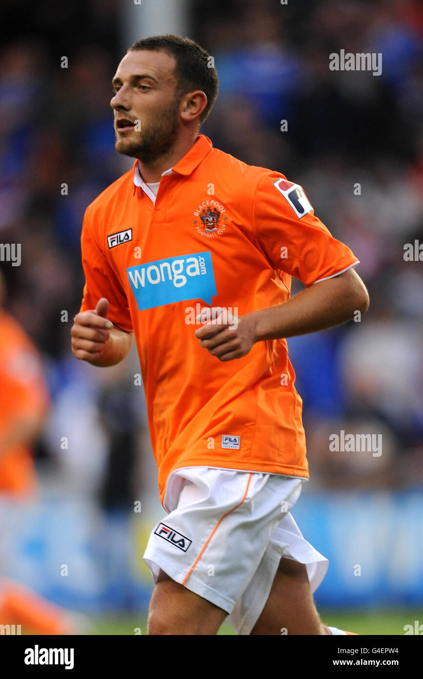 Soccer pre season friendly blackpool v rangers bloomfield road hi-res ...