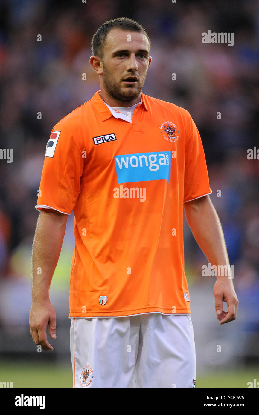 Soccer pre season friendly blackpool v rangers bloomfield road hi-res ...