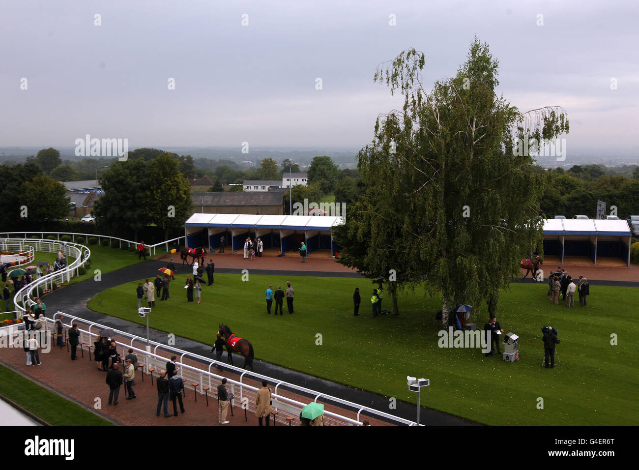 Horse Racing - Epsom LIve! - Epsom Downs Racecourse. General view of ...