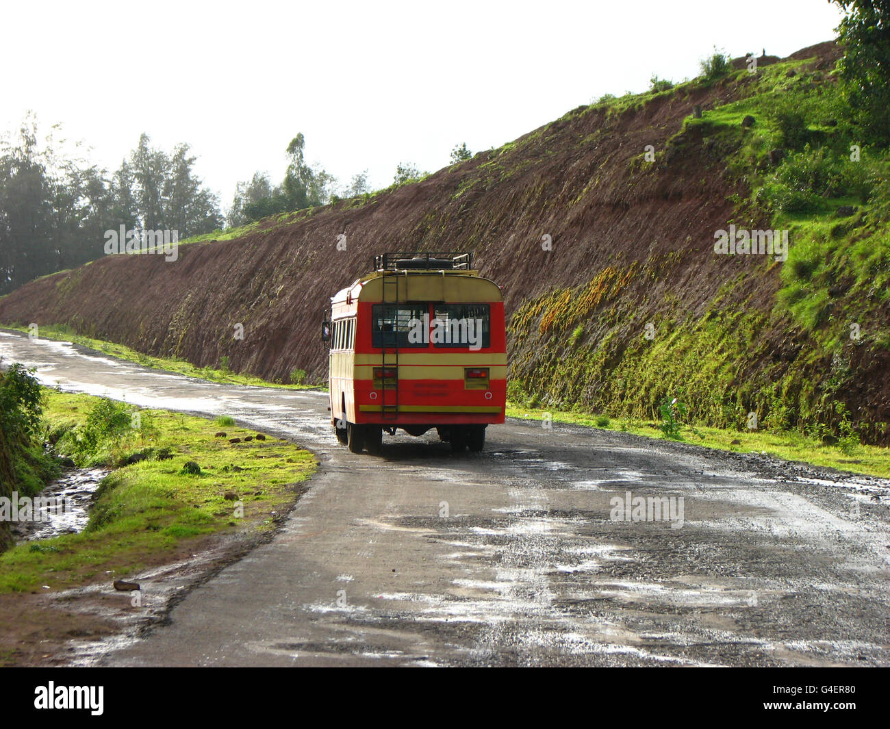 Indian Transport Bus Stock Photo - Alamy
