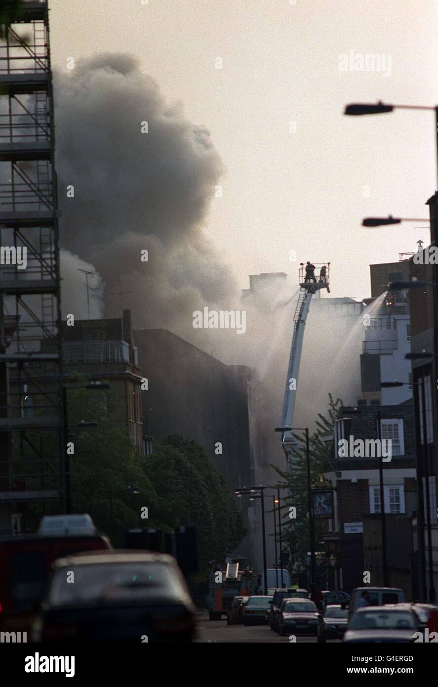Almost 100 firefighters were today (Monday) battling a huge blaze at an ...