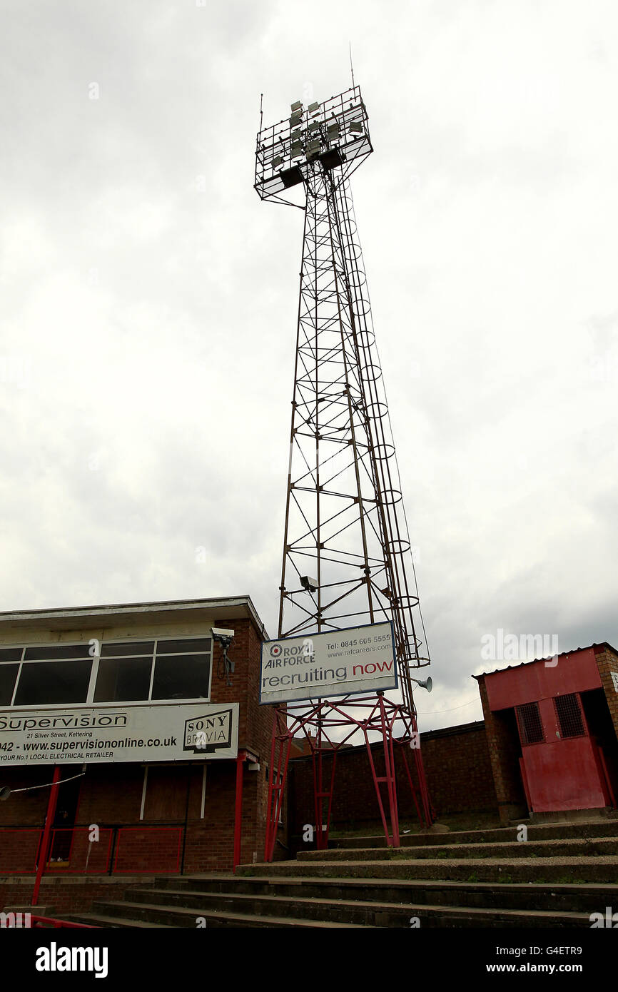 Soccer pre friendly kettering town coventry city rockingham road hi-res ...