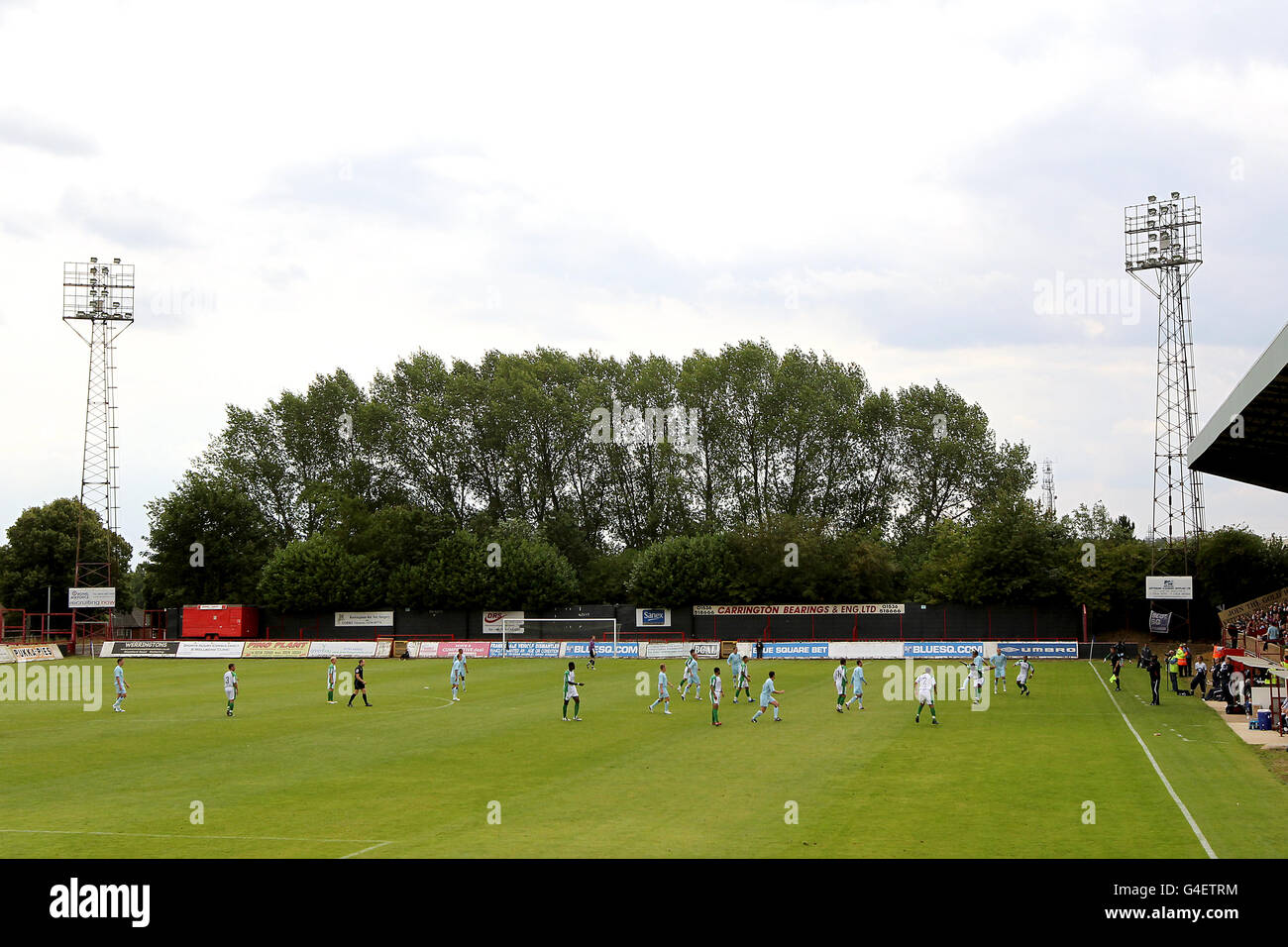 Soccer pre friendly kettering town coventry city rockingham road hi-res ...