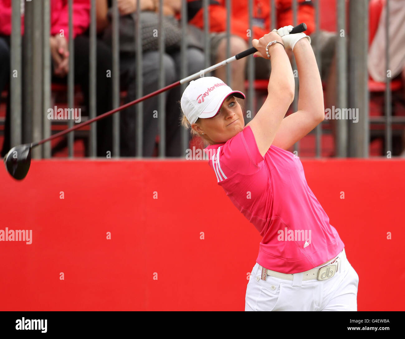 Golf 2011 ricoh british open day two carnoustie golf club hi-res stock ...