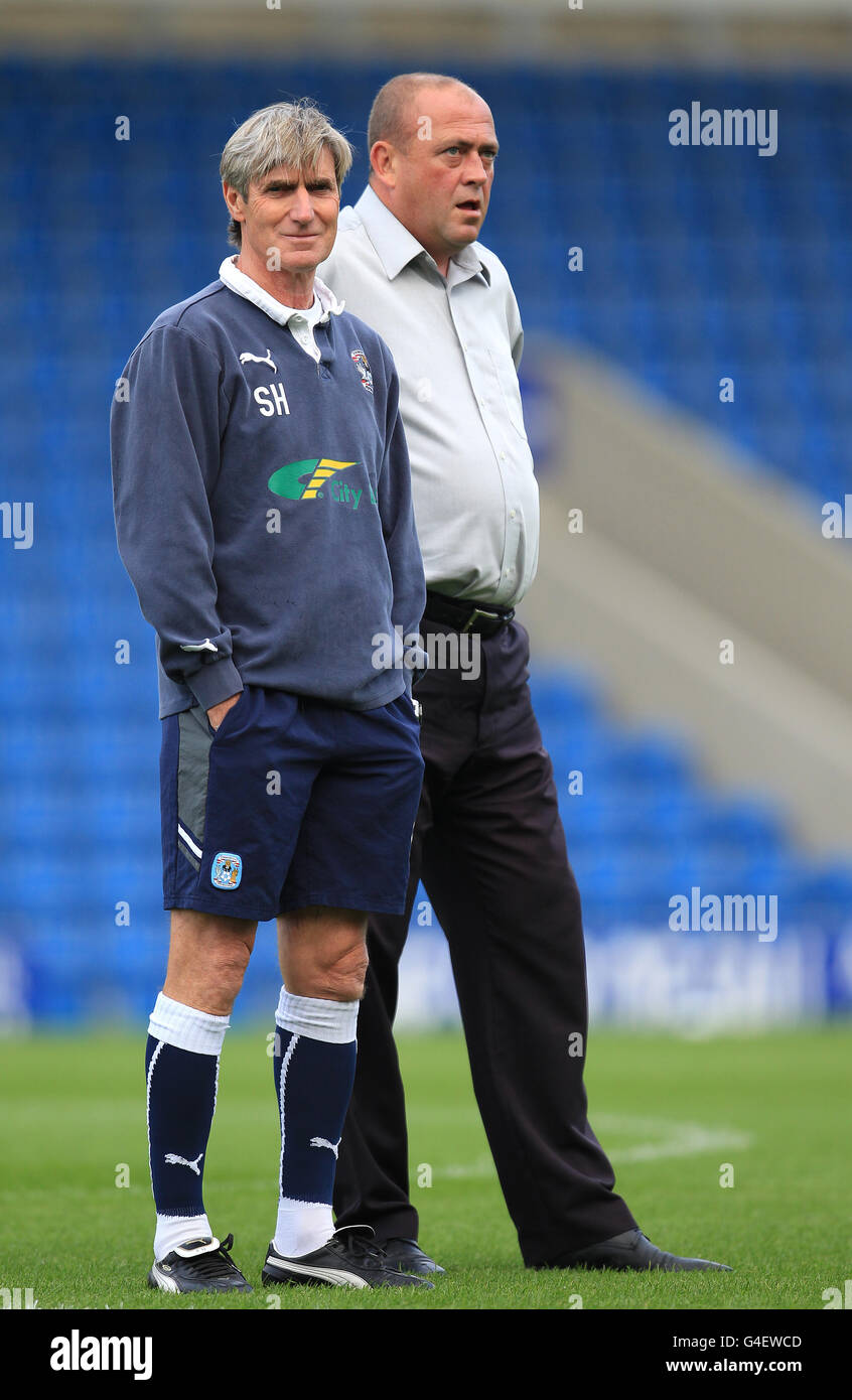 Coventry city assistant manager steve harrison left hi-res stock ...