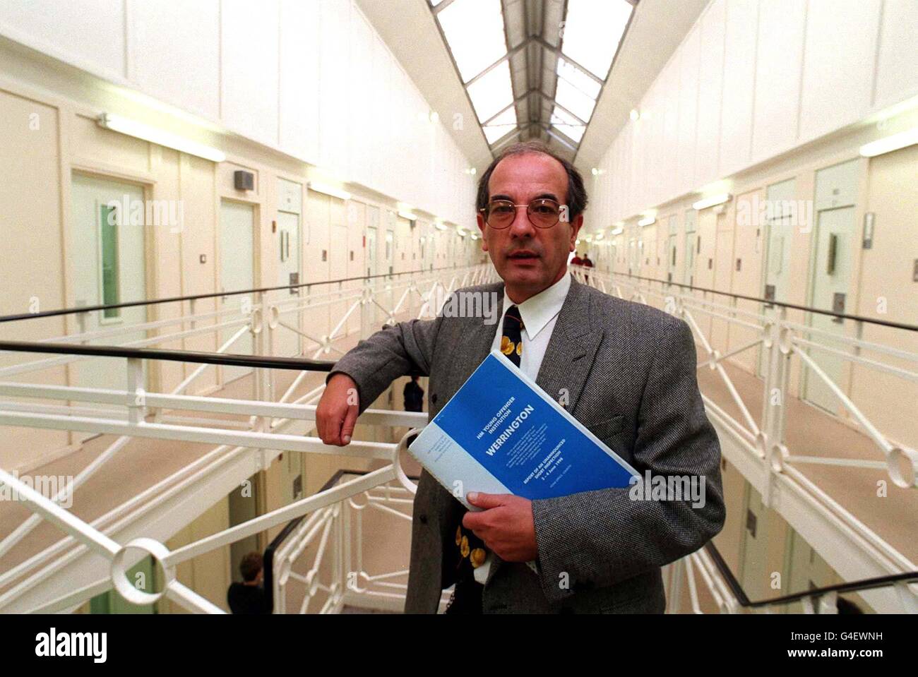 Governor Stephen Habgood in the accomodation block at Werrington ...