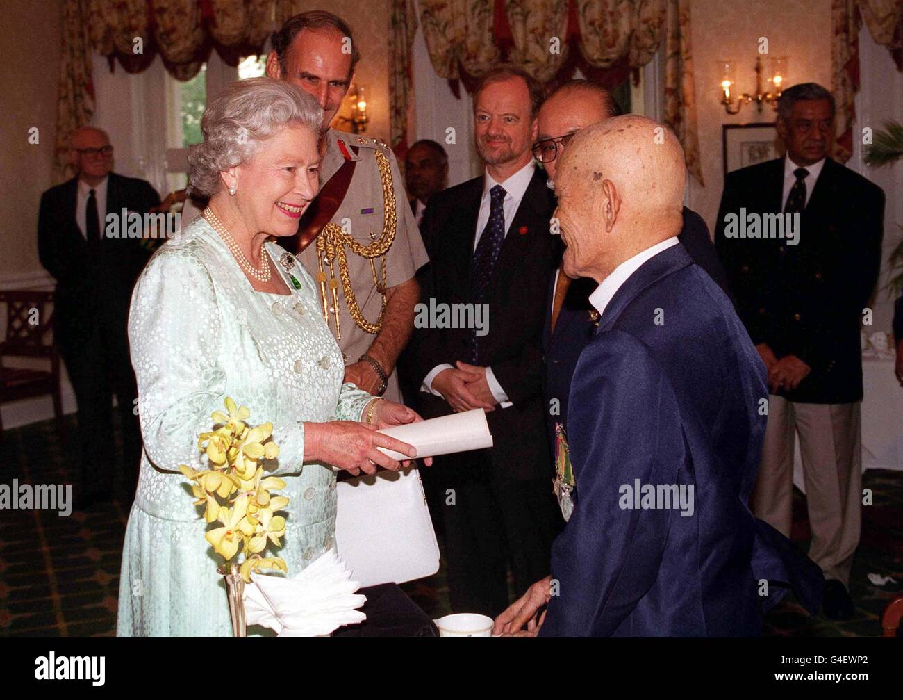 Queen Elizabeth Ii State Visit Stock Photos & Queen Elizabeth Ii State ...