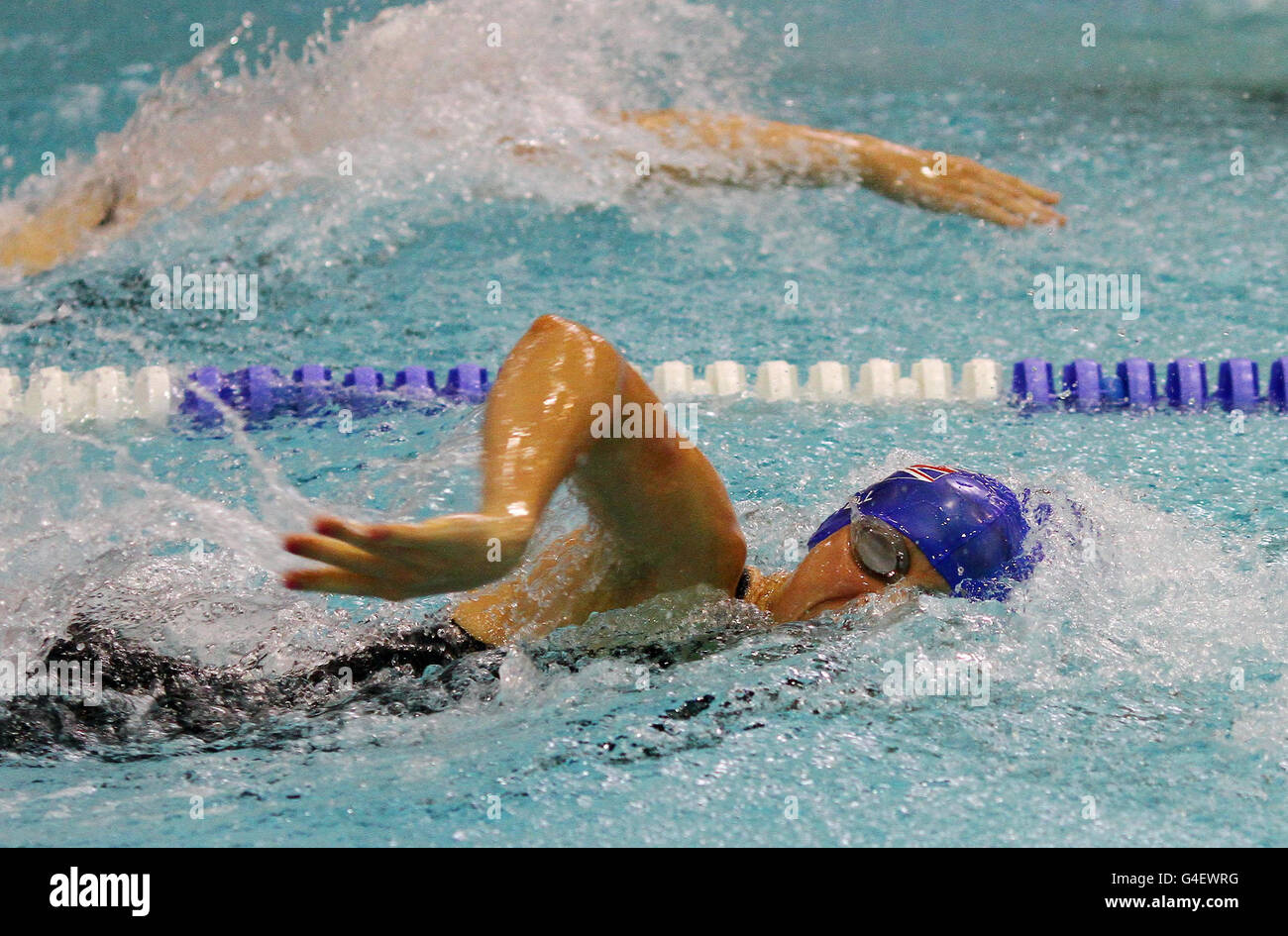 Great Britain's Heather Fell in action in the swimming event during the ...