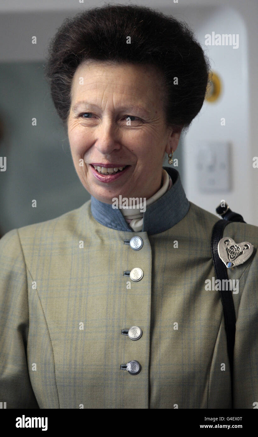 Princess Royal visit to Edinburgh University Stock Photo - Alamy