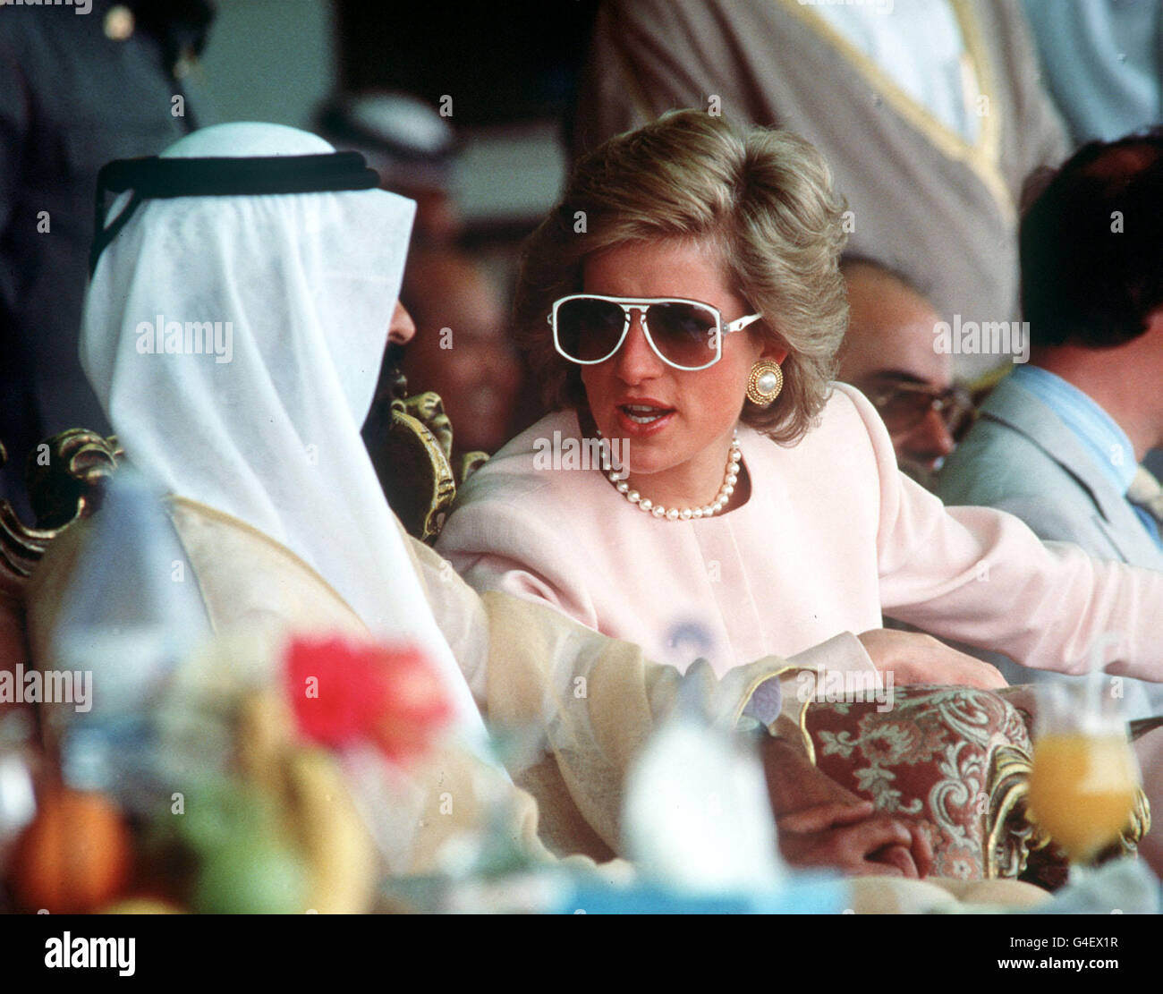 Princess wales princess diana visits hi-res stock photography and ...